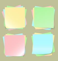 Note papers Royalty Free Vector Image - VectorStock