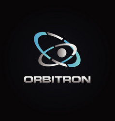 Photon prism color logo icon Royalty Free Vector Image