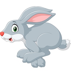 Cute rabbit cartoon Royalty Free Vector Image - VectorStock