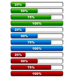 Game resource bar-set 4 Royalty Free Vector Image