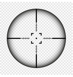 Sniper scope overlay Royalty Free Vector Image