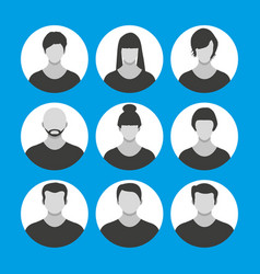 People sitting top view set 6 Royalty Free Vector Image