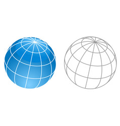 Globe icon Royalty Free Vector Image - VectorStock