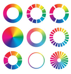 Color combination scheme poster Royalty Free Vector Image