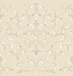 Rococo pattern textures set damask Royalty Free Vector Image