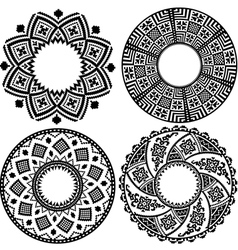 Inca iconography background Royalty Free Vector Image