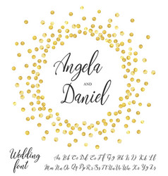 Alphabet part 1 golden inflatable toy balloons Vector Image