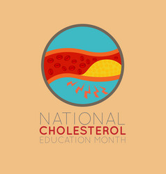 High cholesterol icon logo Royalty Free Vector Image