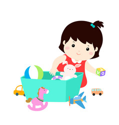 Cleaning girl Royalty Free Vector Image - VectorStock