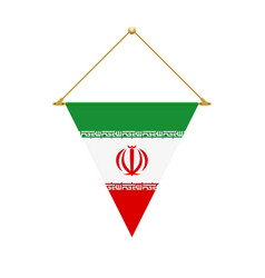 Chinese triangle flag hanging Royalty Free Vector Image