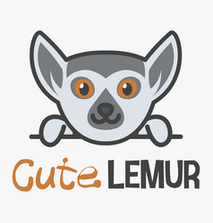 Cute children channel logo template digital tv Vector Image