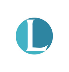 Modern letter l Royalty Free Vector Image - VectorStock