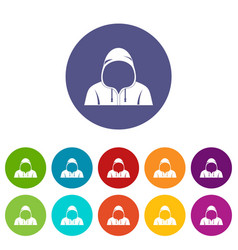 Hood icon simple style Royalty Free Vector Image