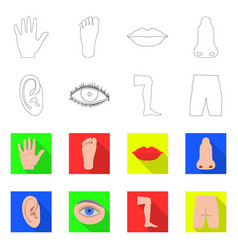 Human and part icon Royalty Free Vector Image - VectorStock