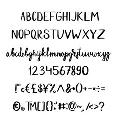 Ethnic modern font typeface made in african style Vector Image