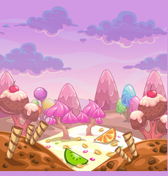 Sweet world cartoon Royalty Free Vector Image - VectorStock