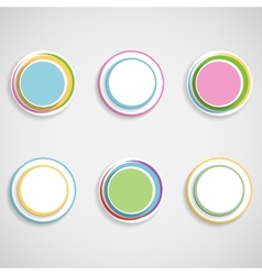 Gray interface buttons and sliders 3d set of ui Vector Image