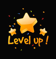 Bhirtday girl time to level up design Royalty Free Vector