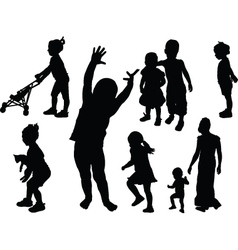 Child standing Royalty Free Vector Image - VectorStock