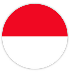 Simple round flag Royalty Free Vector Image - VectorStock