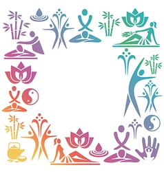 Spa woman set Royalty Free Vector Image - VectorStock