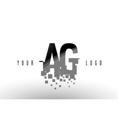 A g letter logo design creative ag letters icon Vector Image