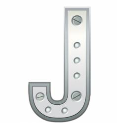 J Royalty Free Vector Image - VectorStock