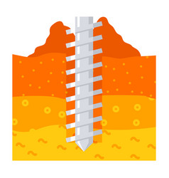 Geology icon Royalty Free Vector Image - VectorStock