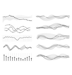 Music sound waves Royalty Free Vector Image - VectorStock