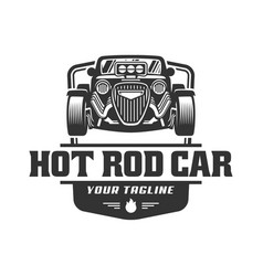 Hot rod authentic Royalty Free Vector Image - VectorStock