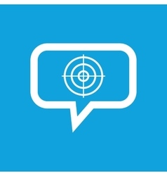 Sniper backsight or radar icon - aim symbol Vector Image