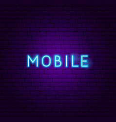 Phone call neon sign Royalty Free Vector Image