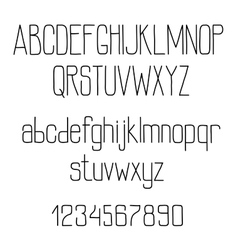 Script alphabet Royalty Free Vector Image - VectorStock