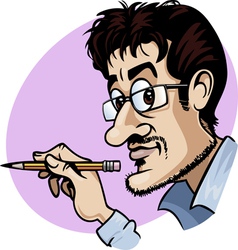 Funny freud Royalty Free Vector Image - VectorStock