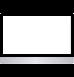 Laptop isolated on white background Royalty Free Vector