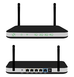 Wireless router Royalty Free Vector Image - VectorStock