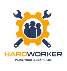 Engineering logo icon design Royalty Free Vector Image