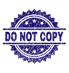 Do not copy text seal template Royalty Free Vector Image