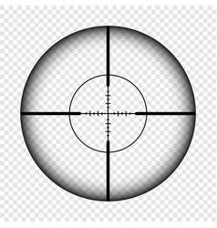 Sniper scope overlay Royalty Free Vector Image