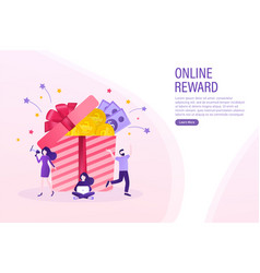 Cash back reward program concept Royalty Free Vector Image