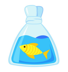 Colorful cartoon canned fish Royalty Free Vector Image