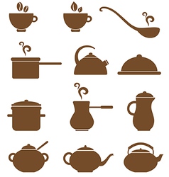 Tableware vocabulary Royalty Free Vector Image