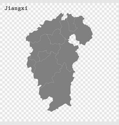 Detailed map of the china Royalty Free Vector Image