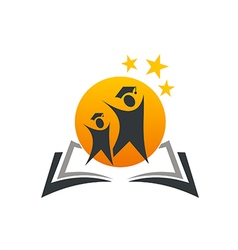 Students university college world arrow logo Vector Image by mydigitall ...