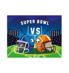 Football helmet Royalty Free Vector Image - VectorStock