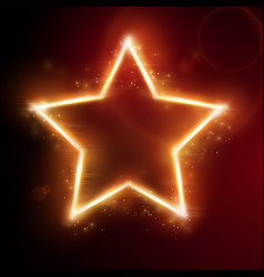 Three fire stars Royalty Free Vector Image - VectorStock