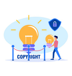 Cartoon purposeful effort to achieve goal Vector Image