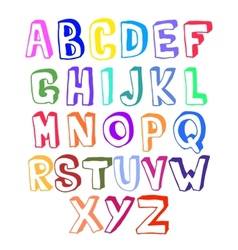 Small letters of the alphabet Royalty Free Vector Image
