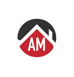 Initial letter nb building logo design template Vector Image