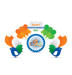 Happy independence day design Royalty Free Vector Image